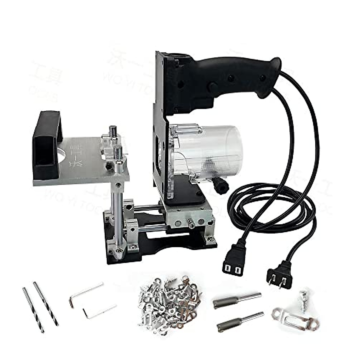 NICCOO Mortising Jig Loose Tenon Joinery System Woodworking Invisible Slotting Bracket Trimming Machine Hole Stand for for Woodworking Furniture Splicing