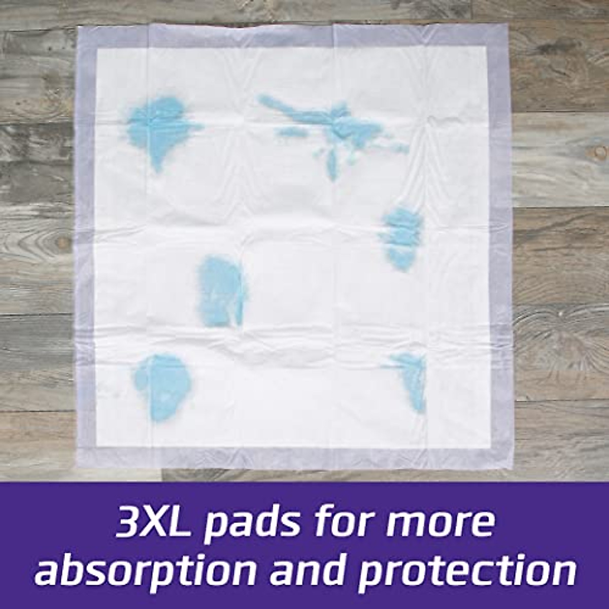 Hartz Home Protection Odor Eliminating Scented Dog Pads, Super Absorbent & Won’t Leak, Lavender Scent, 3XL Pads, 30 Count, Packaging May Vary