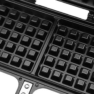 Waffle Pan Baking,Portable Non-stick Waffle Maker Egg Waffle Breakfast Maker,Non-stick Belgian Waffle Maker Household Kitchenware