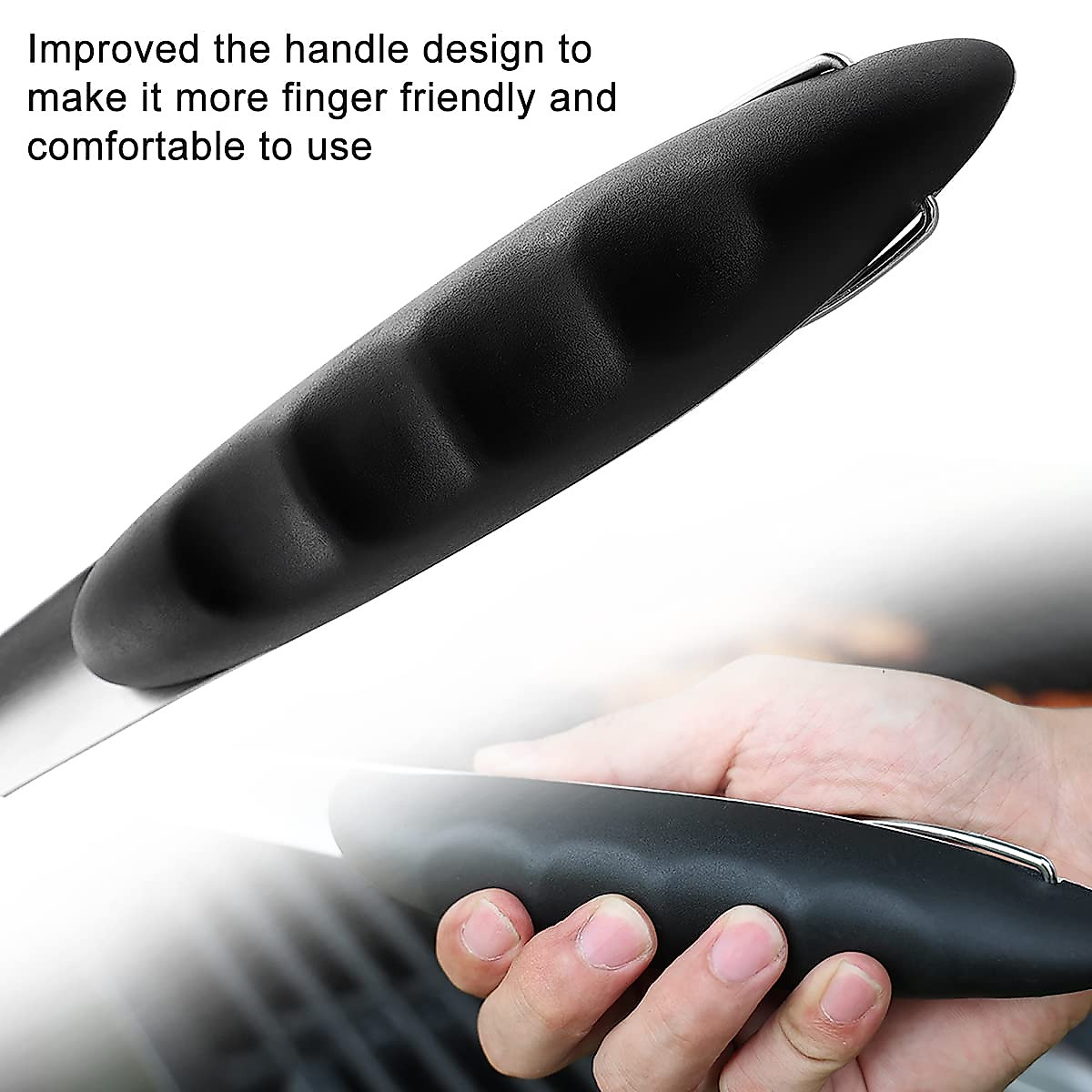 BBQ Accessories Grill Tools Set, 6PC BBQ Tools Set with Spatula, Basting-Brush, Tongs, Fork&Bag - Premium Stainless Steel Grill Accessories - Ideal Grilling Gifts for Men - Heavy Duty Grill Set