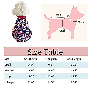 Gittcoll Anelekor Halloween Dog Jumpsuit Skull Pet Pajamas for Small Medium Dogs Warm Puppy Onesie Cozy Winter Clothes Pet Costume Apparel for Cats (Skeleton, Small)