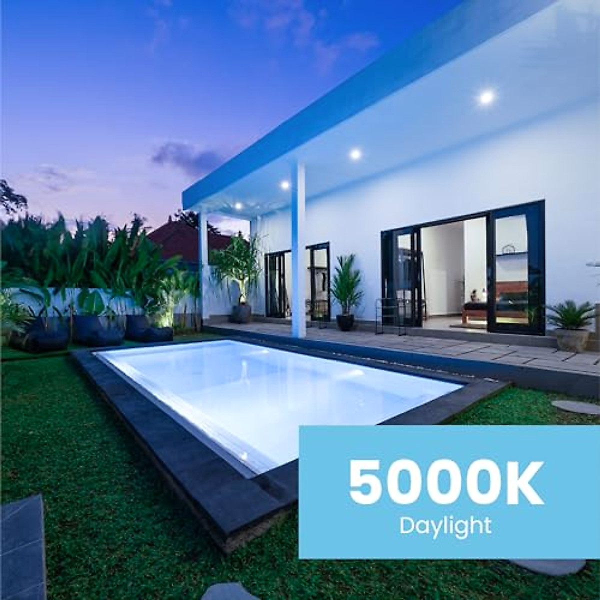 Feit Electric BR30 LED Light Bulb, 65W Equivalent, Dimmable, 650 Lumens, E26 Standard Base, 5000K Daylight, 90 CRI, Recessed Can Light Bulbs, 22 Year Lifetime, BR30DM/950CA/4, 4 Pack