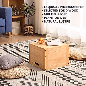 KIRIGEN Stackable Wood Storage Cube/Basket/Bins Organizer for Home Books Clothes Toy Modular Open Cubby Storage System - Office Cubical Bookcase Closet Shelves C26-NA