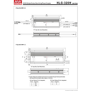 HLG-320H-24A Mean Well LED Power Supply