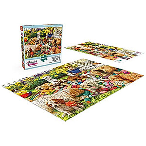 Buffalo Games - Puppy Playground - 300 Large Piece Jigsaw Puzzle