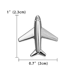 SaiDian 5 Pcs Airplane Brooch Pin Plane Smile Small Aircraft Brooch Lapel Pins Collar Badge for Backpack Shirt Bag Accessories