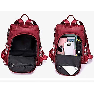 Van Caro Women Mini Clear PVC Backpack Small College Backpack Casual Bookbag Shoulder Bag Travel Daypack