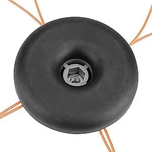 Universal 4 Line Bump Trimmer Head Mower Gear Box Head String Set Grass Brush Cutter Accessory Power Tools for Garden Lawn Patio,Lawn Mower Accessories