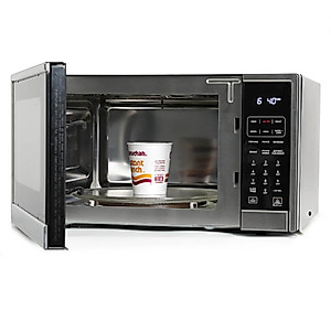 West Bend 3-in-1 Microwave Air Fryer Convection Oven 1000-Watts with 10 Power Levels and 12 Presets, Speed Defrost, Electronic Control Panel and Glass Turntable, 1.3 Cubic Feet, Stainless Steel