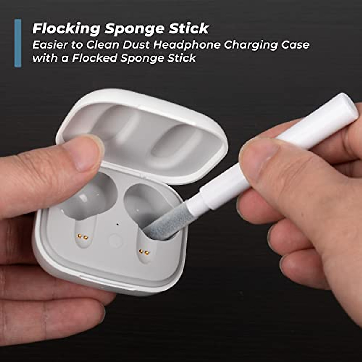 Cleaner Pen for Airpod Earbuds with Soft Brush by DEVENTORZ