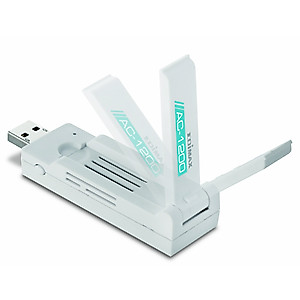 EDiMAX Wi-Fi 5 802.11ac AC1200, Dual-Band 2.4/5GHz Adapter for PC, Wireless AC USB 3.0 Adapter Dongle w/ Foldaway Antenna, Up to 867Mbps Fast Transfer, Win11 Plug-n-Play, Mac OS, Linux, EW-7822UAC