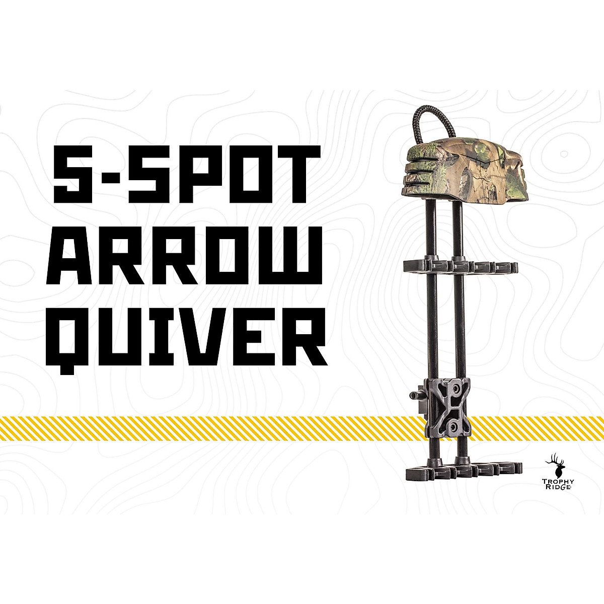 Trophy Ridge 5-Spot Archery Arrow Quiver, Realtree Edge