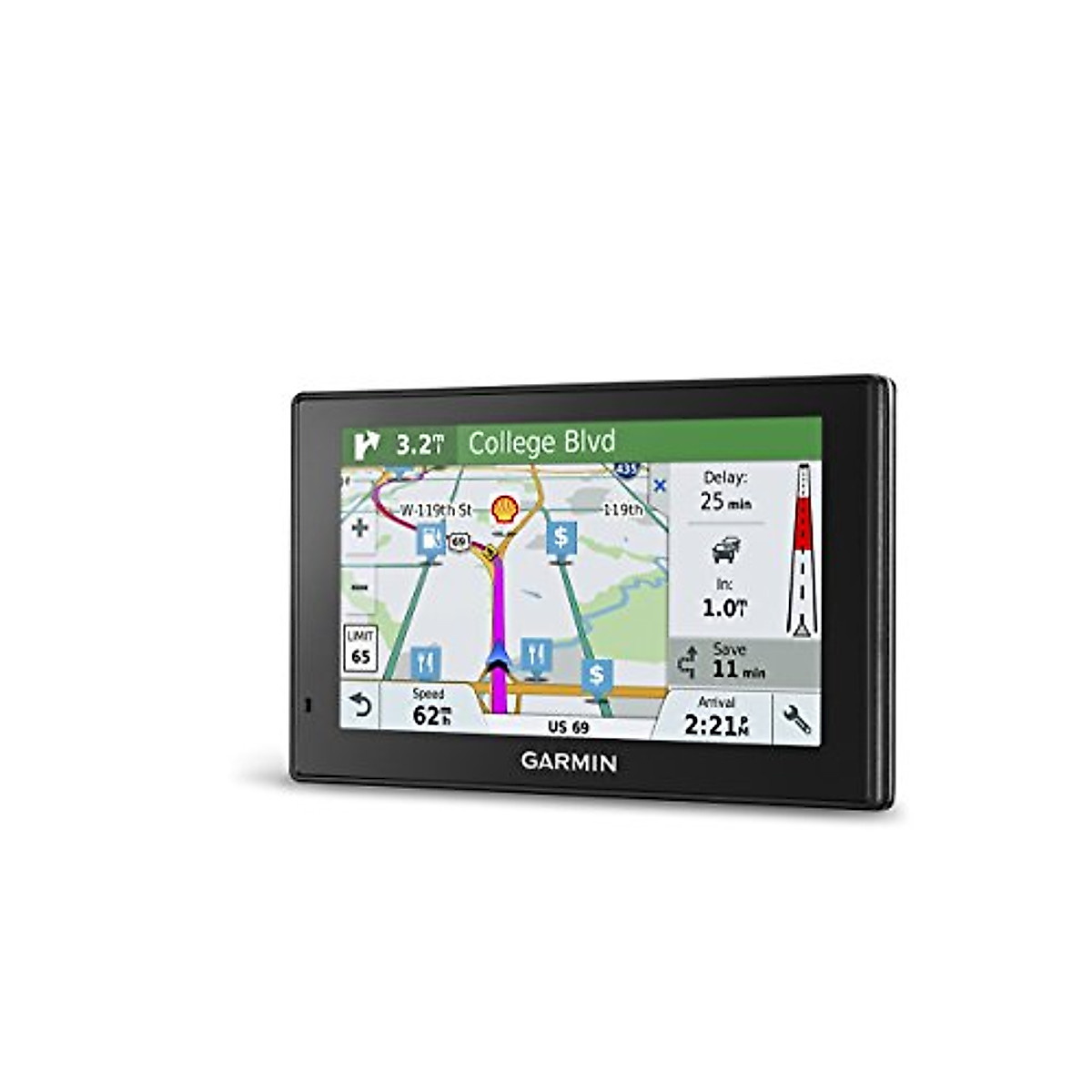 Garmin DriveSmart 51 LMT-S Bluetooth Automotive GPS w/ Lifetime Maps & Traffic (Renewed)