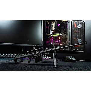 GoatGuns Miniature .50 Cal Barrett 82A1 Model in Black | 1:3 Scale Die Cast Metal