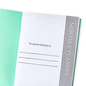 Pen and Gear Striped Pocket/Purse Monthly Planner April 2024 - March 2026