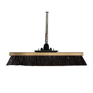 FlexSweep Unbreakable Commercial Push Broom (Contractors 24 Inch) Coarse Bristles