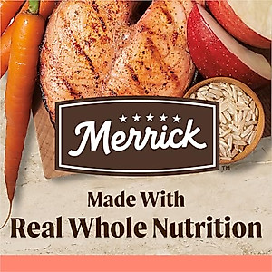 Merrick Healthy Grains Premium Adult Dry Dog Food, Wholesome And Natural Kibble With Salmon And Brown Rice - 4.0 lb. Bag