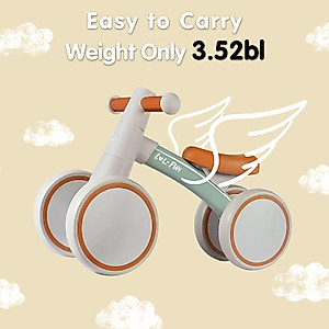 LOL-FUN Baby Balance Bike 1 Year Old, Toys for 1 Year Old Boy and Girl Gifts, Boy First Birthday Gift for One Year Old