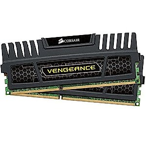Corsair Vengeance 8 GB (2 x 4 GB) DDR3 1600 MHz PC3 12800 240-Pin DDR3 Dual Channel Memory Kit 1.5V (CMZ8GX3M2A1600C9)