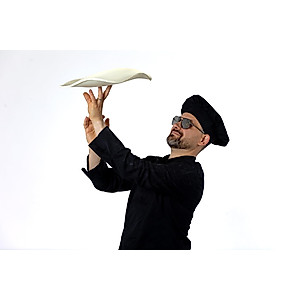 Training pizza disc for pizza acrobatics. Pizza di gomma - Spinning dough - Throw dough with silicone disc - size 13 inch. Rubber pizza.