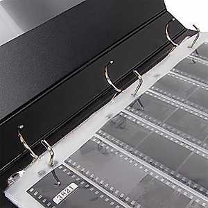 Acid Free Archival Film Bag Album Film Protector Storage Box Archival 3 Ring Binder for Printfile Standard 135 35mm 120 4x5 8x10 Negative Pages Film Bag