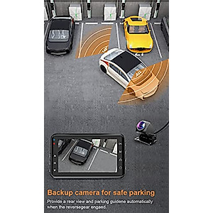 Penemay Dash Cam Front and Rear 4k WiFi, 3 Inch Dash Camera for Cars with 1080P Rear Camera, Dual Dash Cam Included 64GB Micro SD Card, Dashboard Camera with Night Vision, Parking Monitor