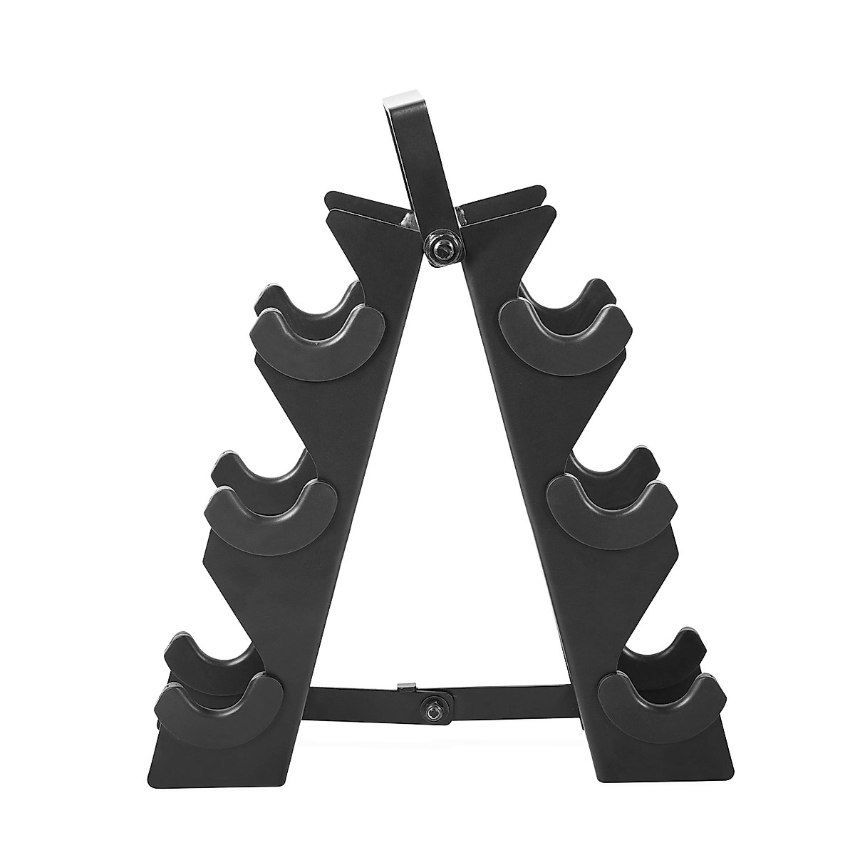 CAP Barbell Color Coated Hex Dumbbell Set with Dumbbell Stand