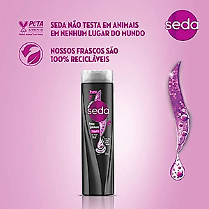 Seda - Linha Pretos Luminosos - Shampoo 325 Ml - (Seda - Black Shine Collection - Shampoo 11 Fl Oz)