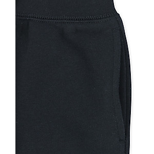 The Children's Place baby boys And Toddler Active Fleece Jogger Pants, Black/Smoke Gray/New Navy 3 Pack, 4T US