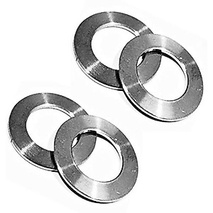 HD Switch Front Wheel Hardware Kit Replaces Poulan Pro Craftsman AYP Garden Tractor Lawnmower Includes Thrust Washers, Washers, E-Clips & Hub Caps