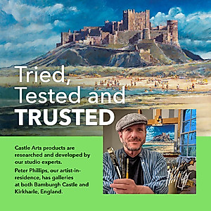 Castle Art Supplies 100 Gel Pens for Adult Coloring Set | Drawing, Scrapbooks, Journals | Amazing Colors, Effects – Swirl, Glitter, Neon, Pastel, Metallic - with Smooth, Fine Tips