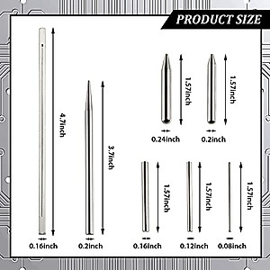 17 Pieces Metal Puzzle Tool Set Tool DIY Metal Model Kits Tools Tab Edge Cylinder Cone Shape Bending Assist Tools for 3D Metal Jigsaw Puzzles Assembly Basic Model Building, Repairing and Fixing