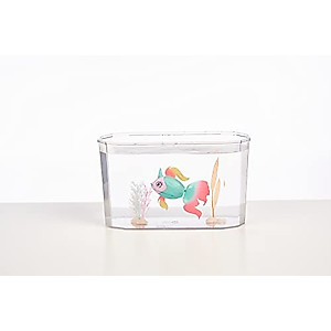 Little Live Pets - Lil' Dippers: Fantasea | Interactive Toy Fish & Tank, Magically Comes Alive in Water, Feed and Swims Like A Real Fish