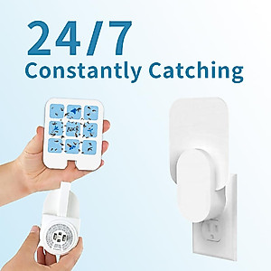 40 Pcs Sticky Replacement Glue Card Applicable to SH502, DT3005W, DT23005-06, Disposable Indoor Plug-in Trap Refill Board for Mosquito, Fly, Moth, Flying Gnat, Highend Glue, Pet and Child Safe