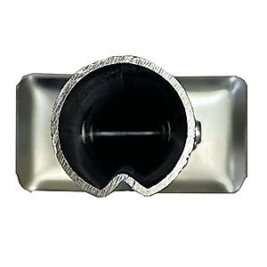 Class A Customs | TJFP-LZ-01 | Trailer Tongue Jack Exteded Reach Zinc Plated Foot Pad (2000lb Capacity) | for Campers RV and Cargo Trailers Tongue Mounted Jack