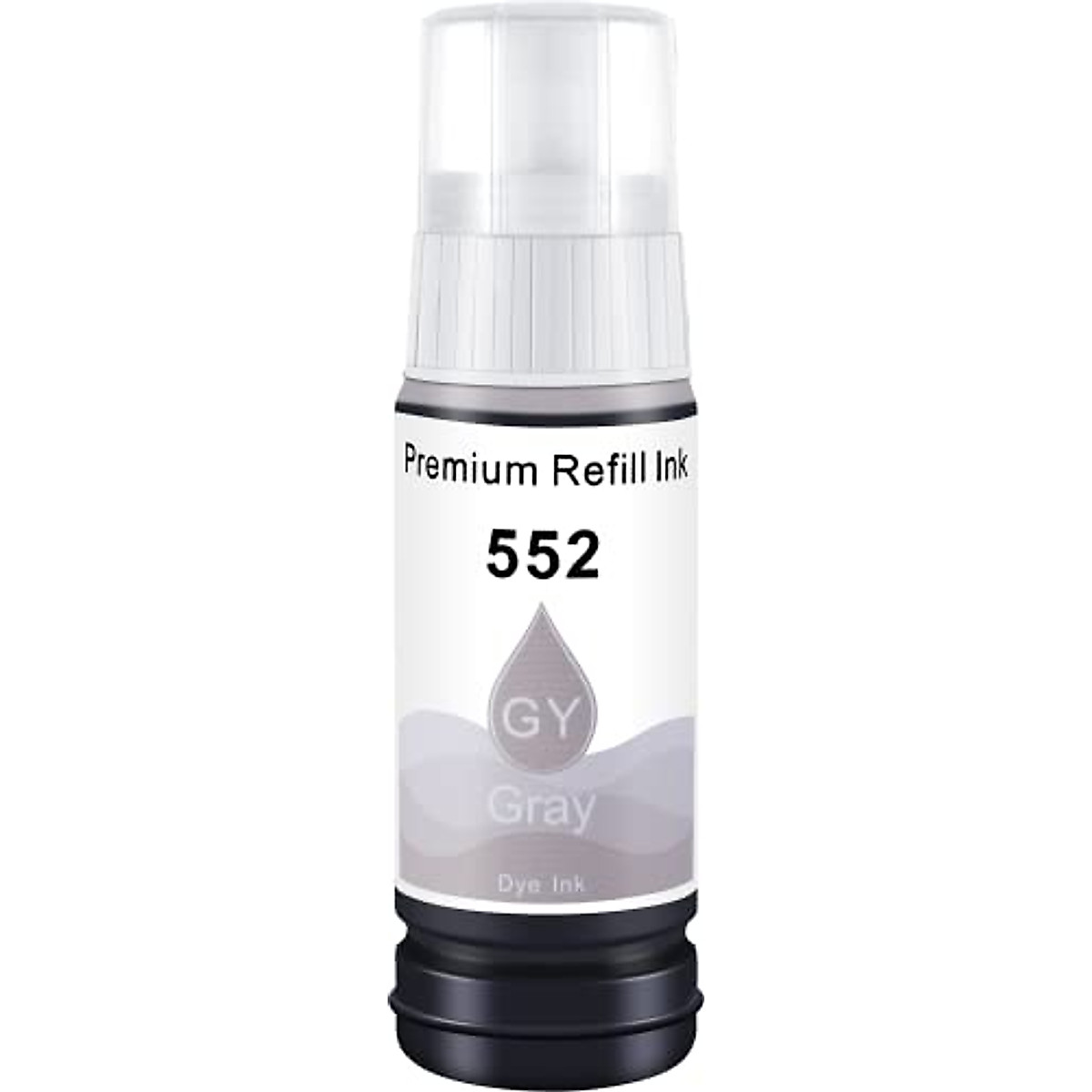 storcfe 552 Refill Ink Bottles Replacement for Epson 552 T552 T552920 Used for Epson EcoTank Photo ET-8550 ET-8500 Printers (1Black, 1Photo Black, 1Cyan, 1Magenta, 1Yellow, 1Gray, 6-Pack)