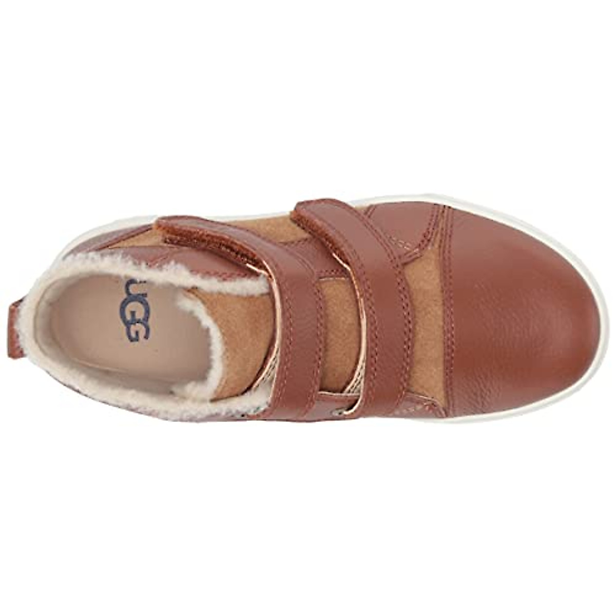 UGG unisex child Rennon Ii Sneaker, Chestnut, 11 Little Kid US