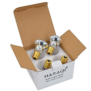 4 Pack Replacement Bulbs for Lava Lamps,Glitter Lamps,R39 E17 25 Watt Reflector Bulbs, Appliance Lamp Bulbs