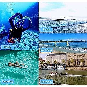 NIUTRIP Universal Case Waterproof Phone Pouch,Dry Cellphone Bag Compatible for iPhone 13 12 11 Pro Max XS Max XR X 8 7 6 SE S,Galaxy S22 Ultra S21 S20 S10 S9,Up to 7.0",Pink and Blue,2Pack