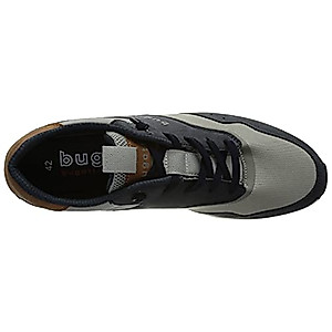 bugatti Men's Sneaker, Dark Blue Grey, 9