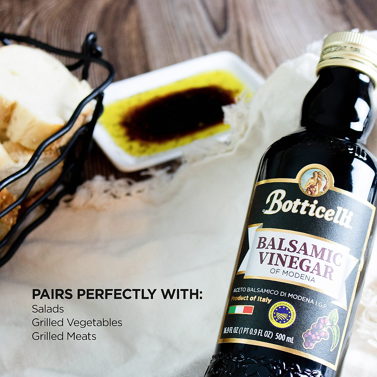 Botticelli Balsamic Vinegar of Modena, 16.9 Fl Oz