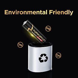 NANFU Long Lasting AA 48 Batteries Premium LR6 Alkaline Battery 1.5v Batteries for Clocks Remotes Games Controllers Toys Electronic Device