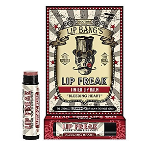 Doctor Lip Bang's BUZZING Lip Balm | Lip Freak| 100% All Natural | Cruelty Free | Tinted | Bleeding Heart