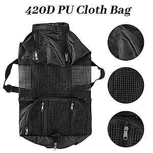 Pet Cat Grooming Bag Cat Carrier Bag Mesh Cat Grooming Bathing Restraint Bag Multifunctional Cat Bag Carrier for Nail Trimming Bathing Examining