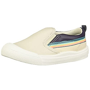 OshKosh B'Gosh boys Oatis Sneaker, White Multi, 8 Toddler US