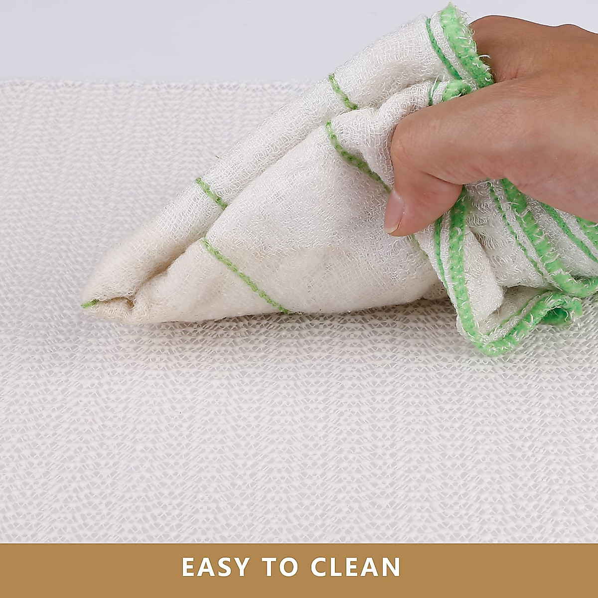 Anze Classic Grip Shelf Liner, Drawer Cabinet Liner for Shelving Non Adhesive Strong Grip Bottom Kitchen Pantry Desks Closet Dresser Cupboard Protector Mat (17.5 Inch x 8.2 Feet, White)