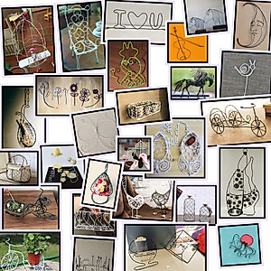 shayier Black Plastic Coated Garden Training Wire Plant Twist Tie (2 mm, Black)