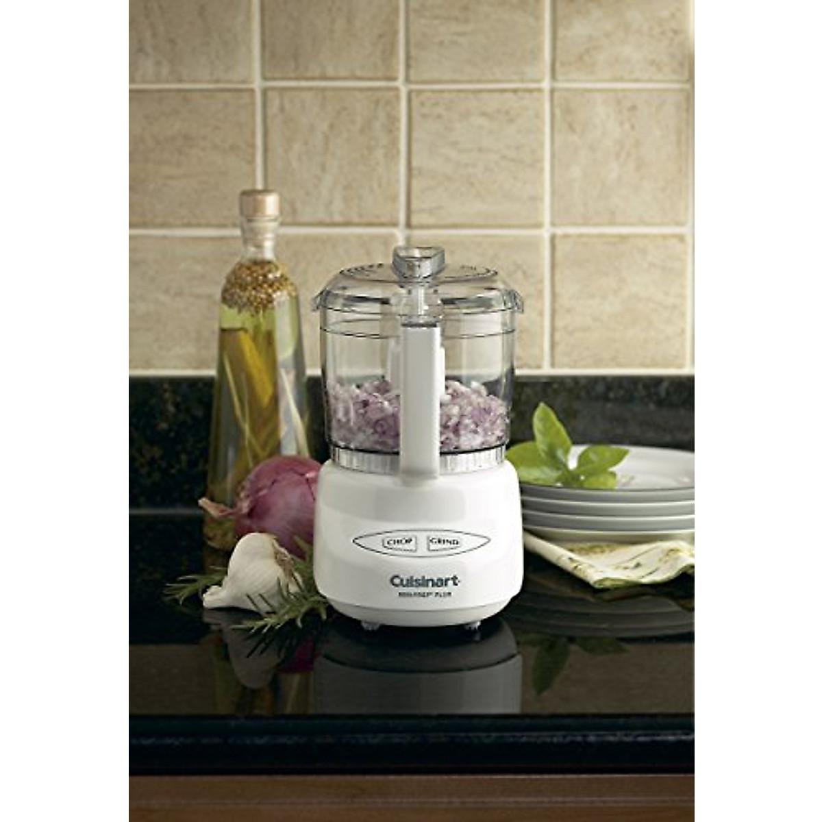 Cuisinart DLC-2A Mini-Prep Plus Food Processor (White) (Renewed)