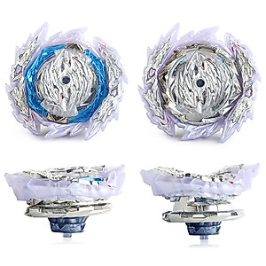 MUSTYBELT Bey Battling Top Burst Gyro Toy Set Toy Gift for Children Boys Ages 6 8 10 12+ Combat Battling Game 8 Burst Spinning Tops 2 Two Way Launchers Grip Starter