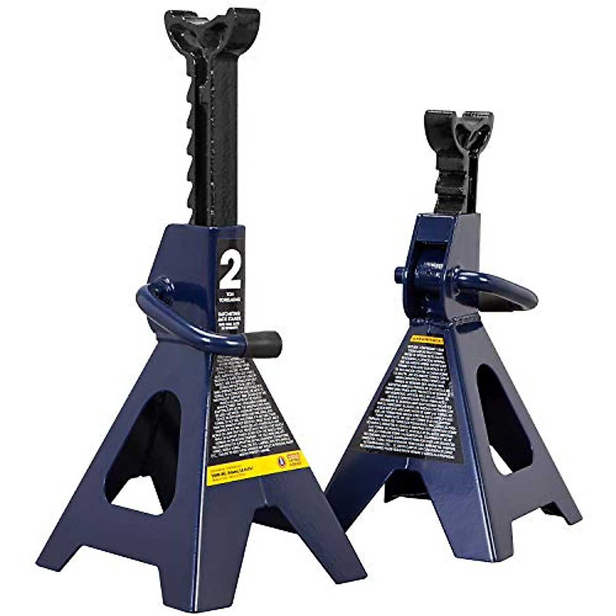 TCE AT82001U Torin Hydraulic Trolley Service/Floor Jack Combo with 2 Jack Stands, 2 Ton (4,000 lb) Capacity, Blue